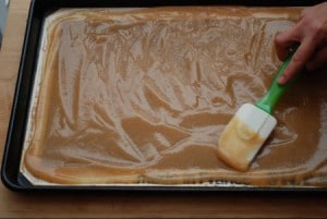 Homemade Apple Cinnamon Fruit Leather