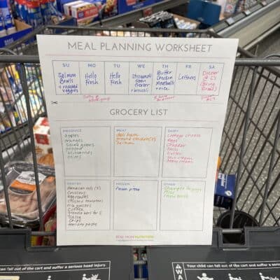 Meal Planning Worksheet to Save Time & Money (Free PDF)