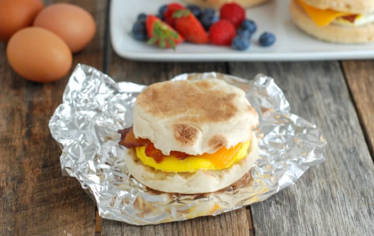 Easy Make-Ahead Breakfast Sandwiches | Real Mom Nutrition