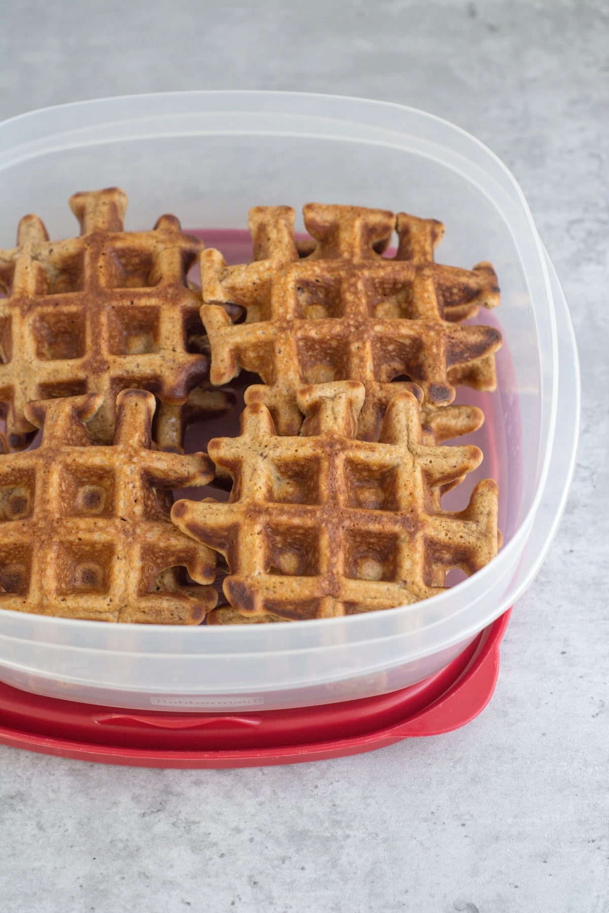 Chocolate Chip Protein Waffles (No Protein Powder Recipe)