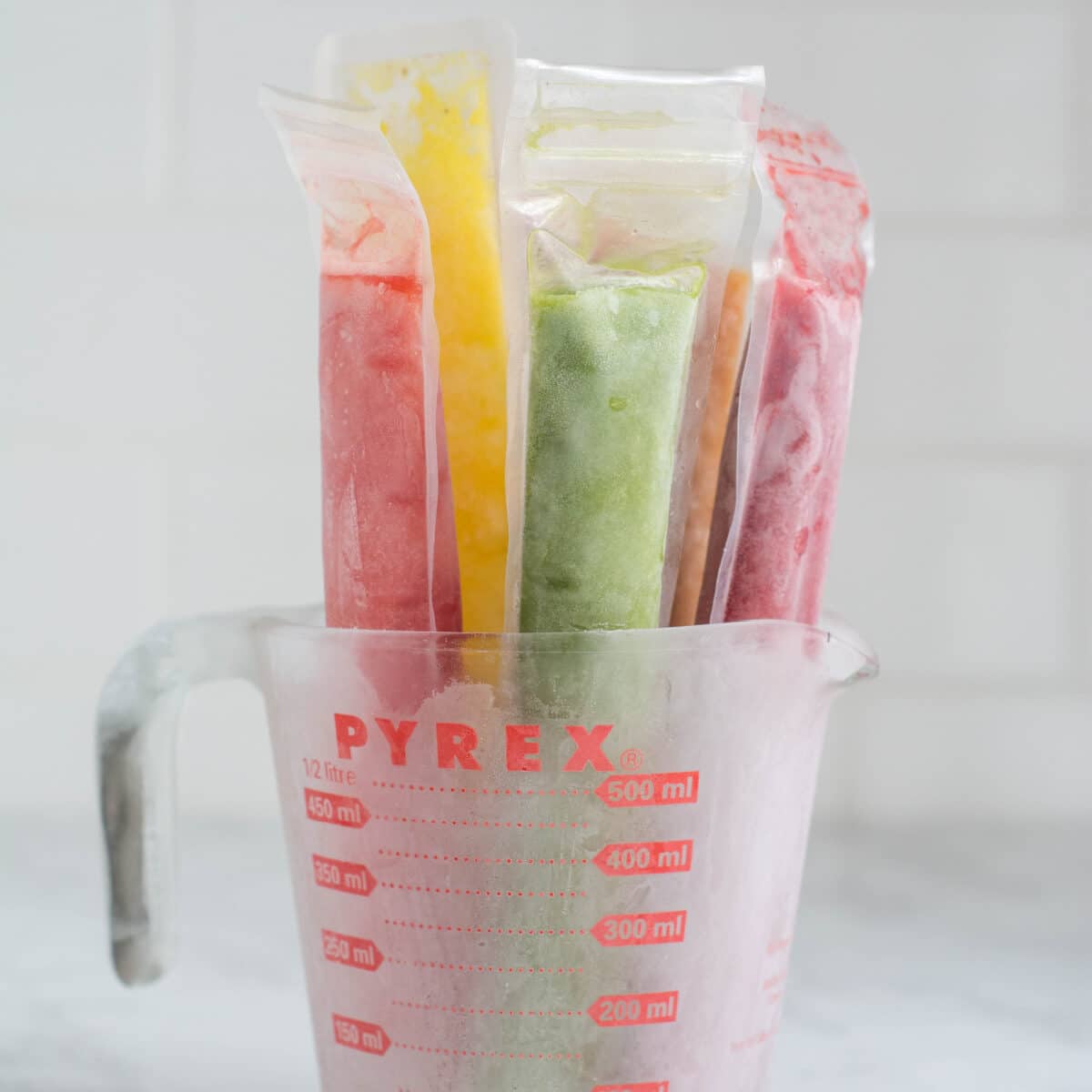 Healthy Fruit Popsicles Recipe (Just 2 Ingredients)