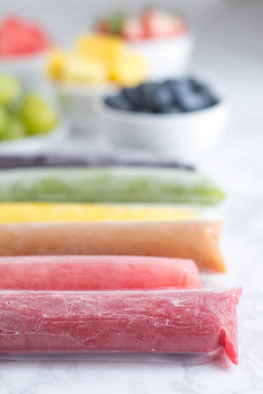 Healthy Fruit Popsicles Recipe (Just 2 Ingredients)
