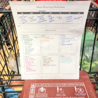 Get Organized With The Ultimate Meal Planning Worksheet