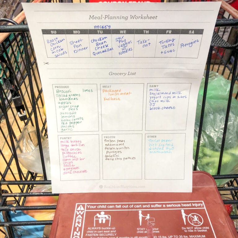 Get Organized With The Ultimate Meal Planning Worksheet