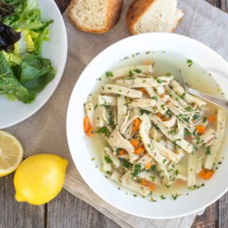 Instant Pot Chicken Noodle Soup (With Frozen Chicken)