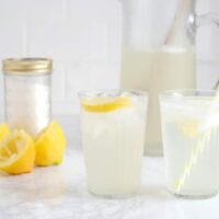 Lemonade Recipe with Lemon Juice + Fresh Lemons