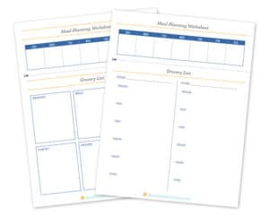 Get Organized With The Ultimate Meal Planning Worksheet