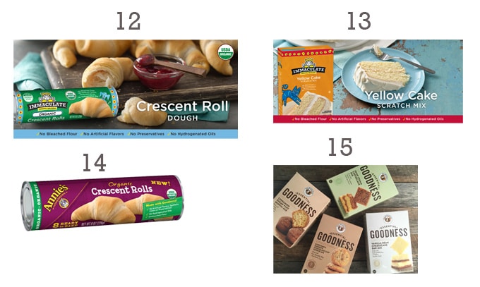 15 Products Without Food Dyes