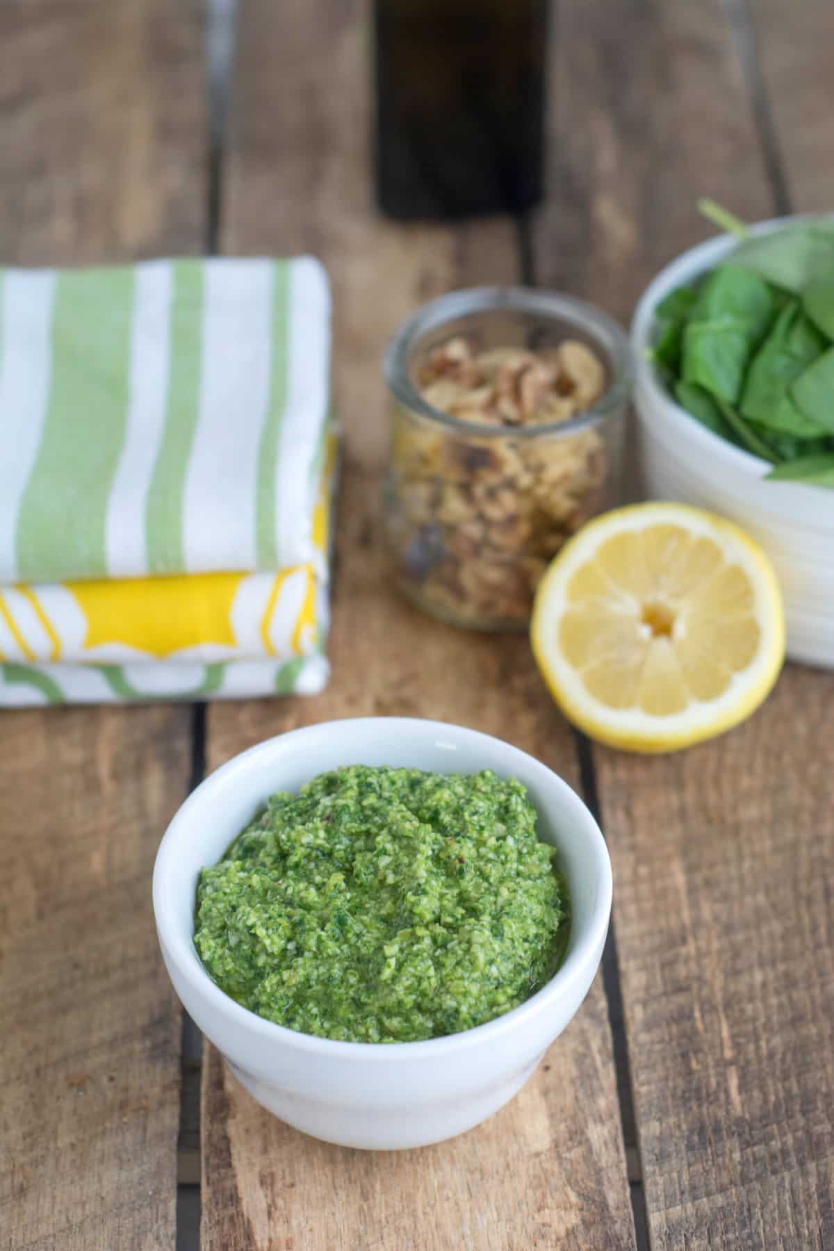 Spinach Pesto Recipe (Easy to Make + No Basil)