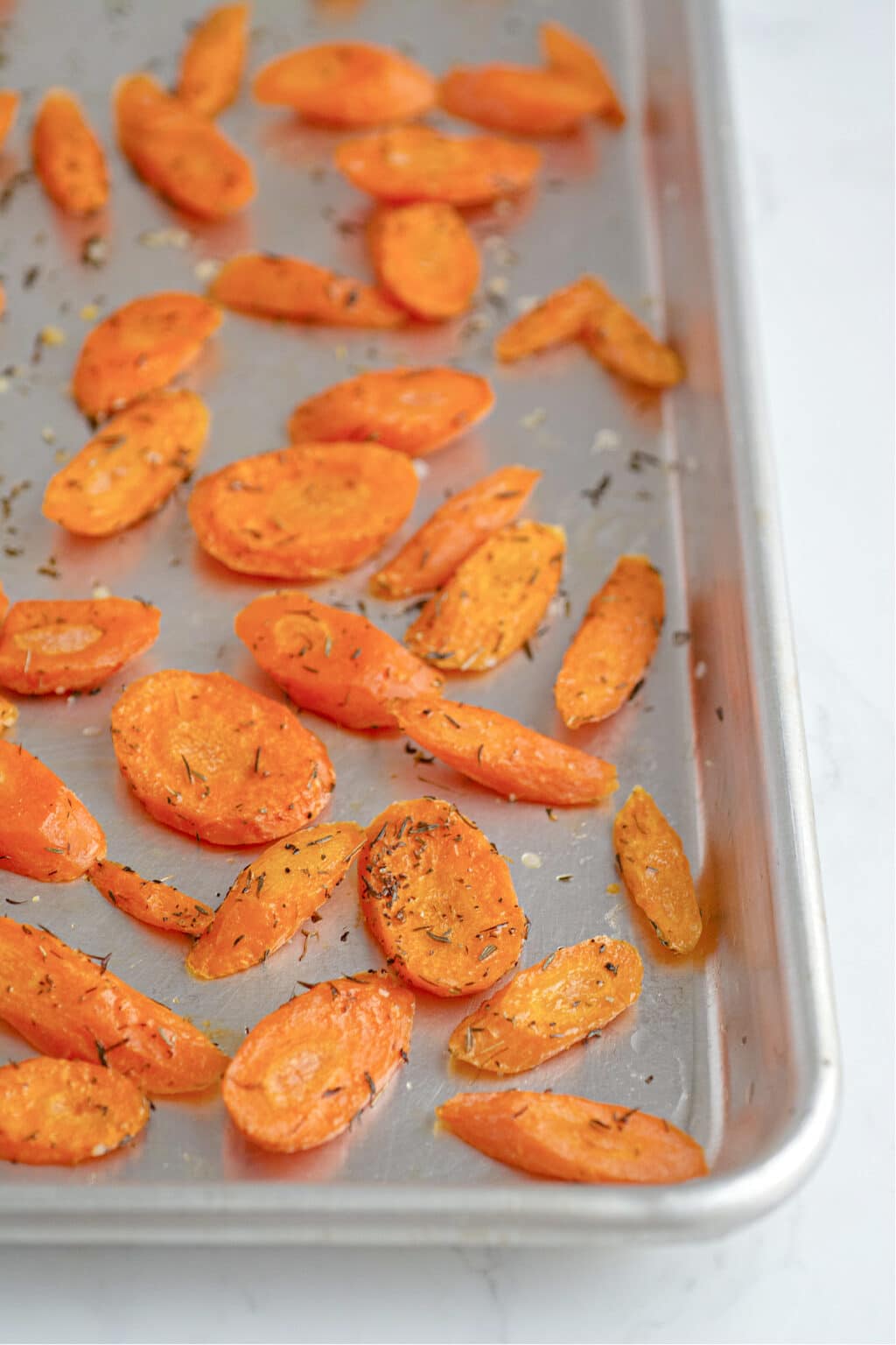 Roasted Carrots With Thyme (My Kids Love These!)