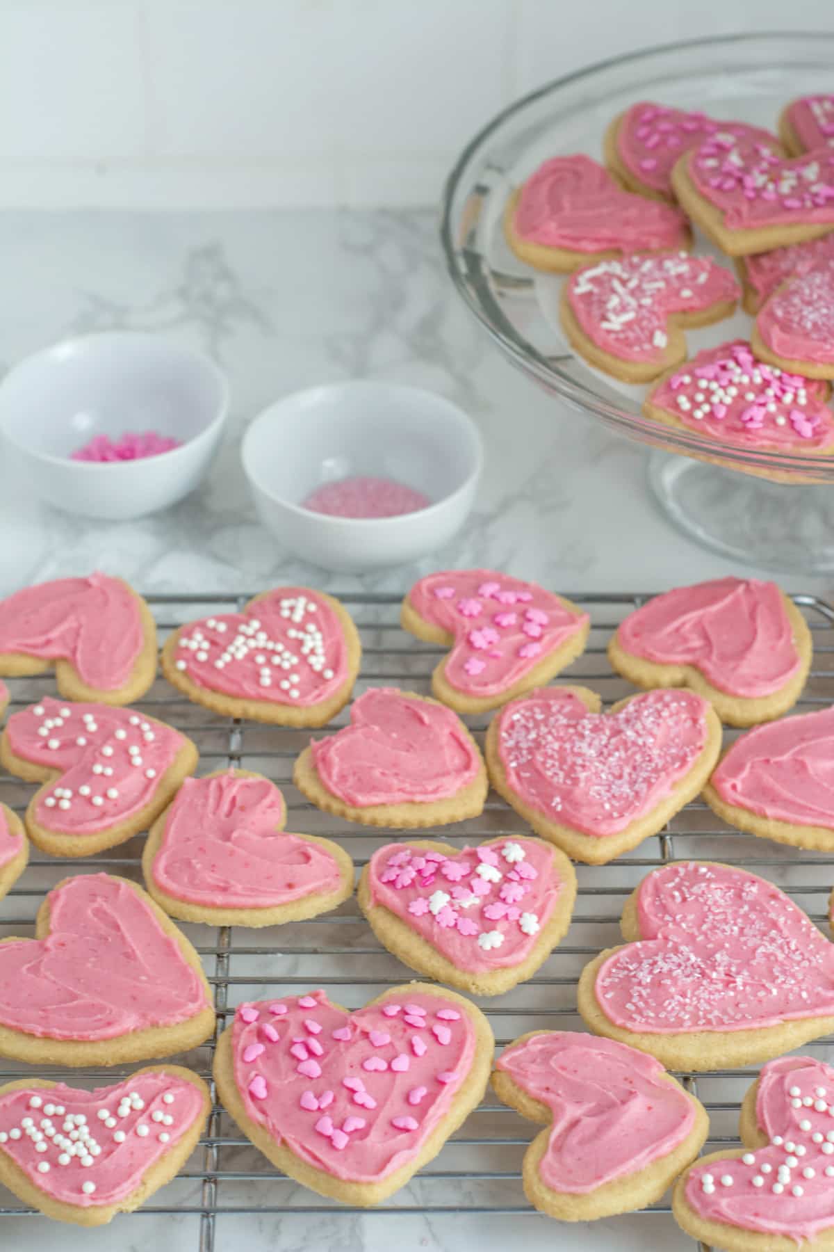 Heart Cookies Recipe for Valentine's Day (No Chill Dough)