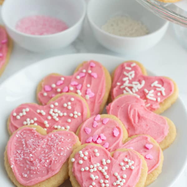 Heart Cookies Recipe for Valentine's Day (No Chill Dough)